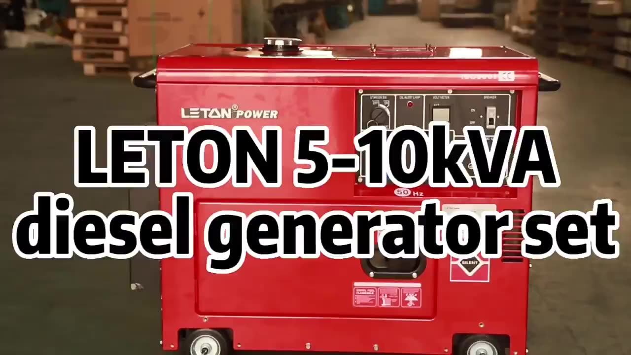 Leton Portable Genset 10 Kva 10kva Kipor Super Silent Diesel Generator ...