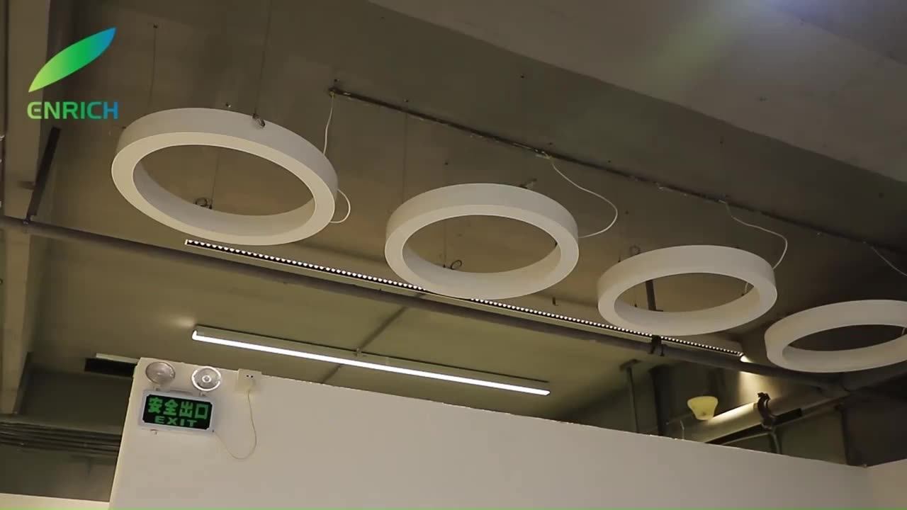 Gym Lighting Aluminum Circular Led Light 1m Size With Different ...