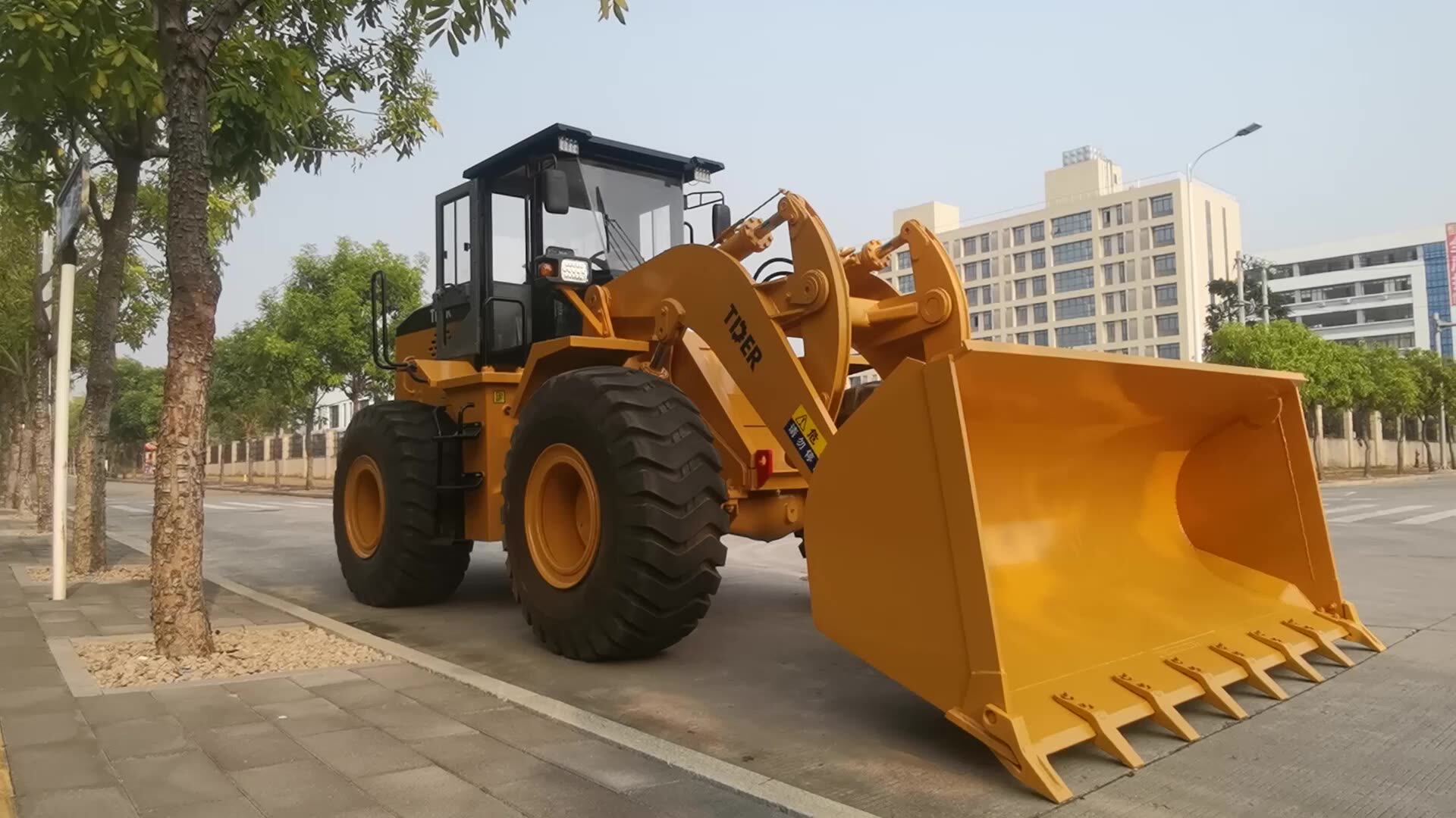 5 Ton Front End Wheel Loader With Joystick Control - Buy Front Loader ...