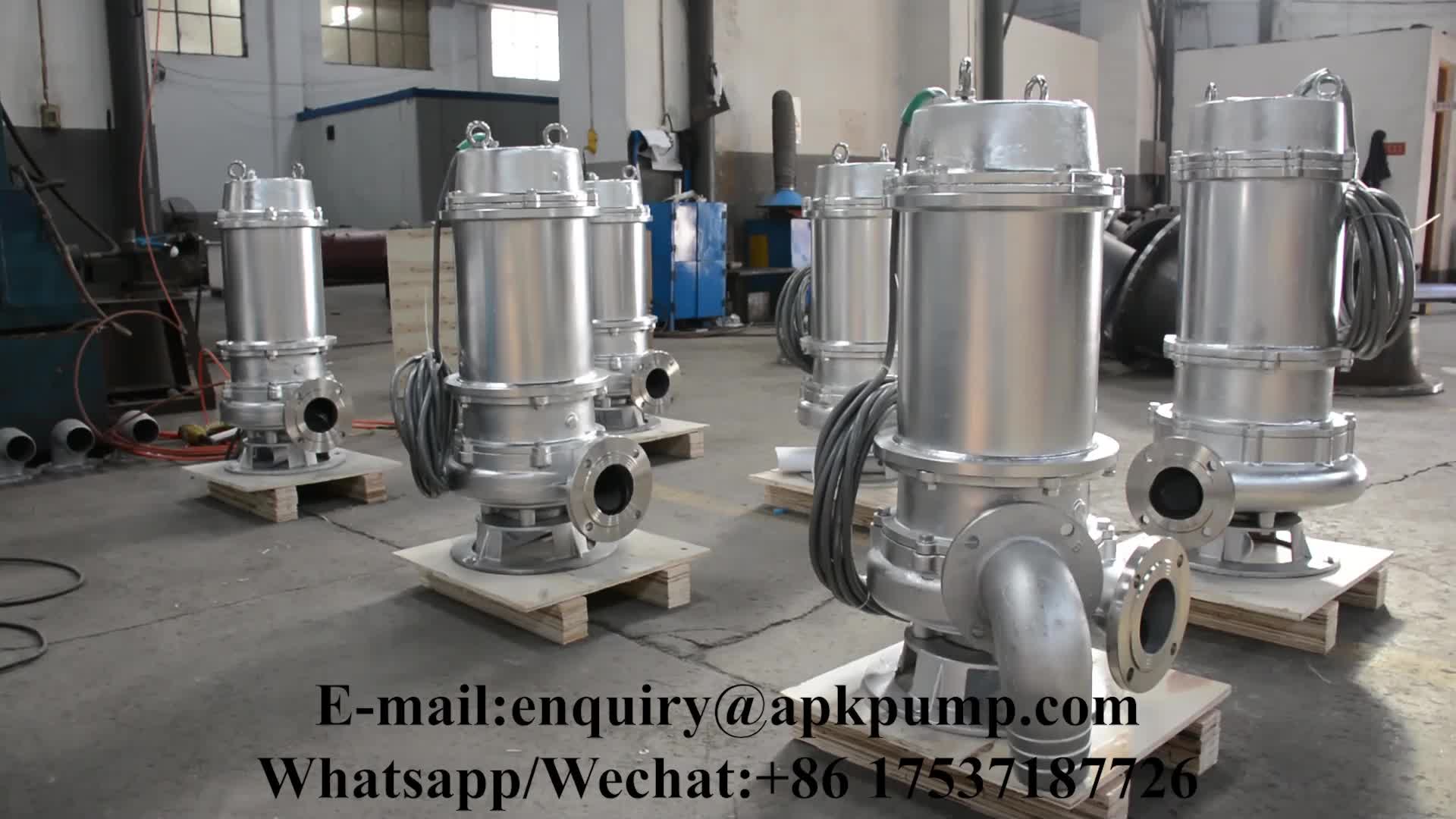 50m3/h 100m3/h Waste Raw Drainage Dewatering Water Pumps Submersible Sewage Pump For Sand ...