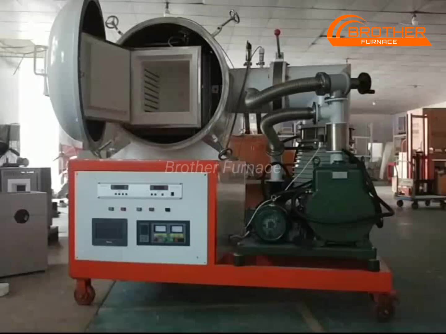 1600c High Temp 10-2pa Vacuum Heating Treatment Muffle Furnace From ...