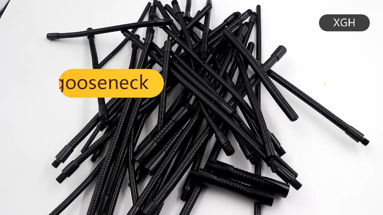 E-plating Gooseneck Black Goose Clips Clamps Clamping Tube Spring ...