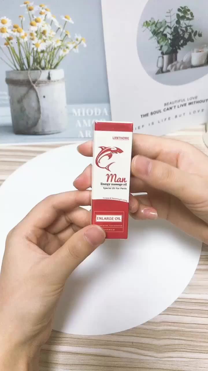 Lanthome Herbal Man Penis Enlarge Massage Oil Thickening Increase ...