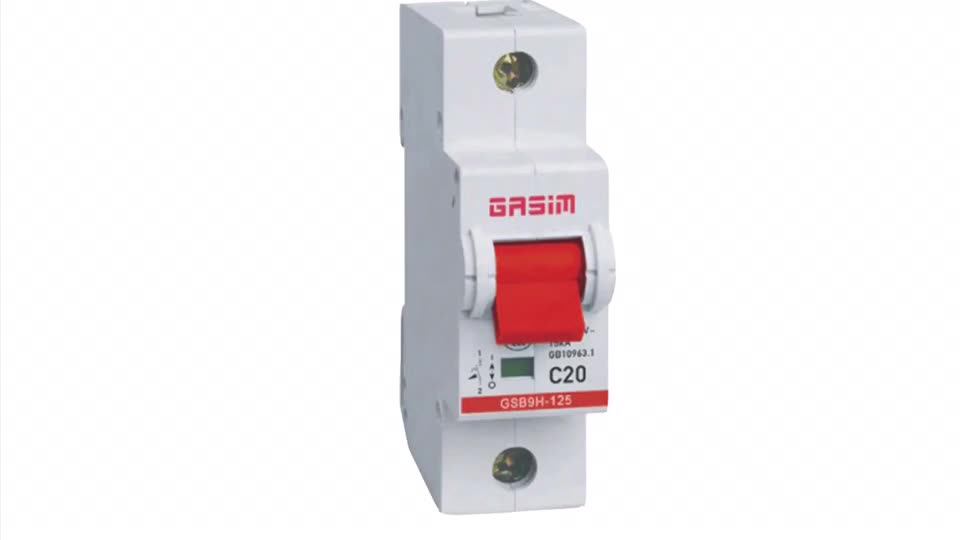 1p 110v Single Phase Mini Circuit Breaker - Buy Mini Circuit Breaker ...
