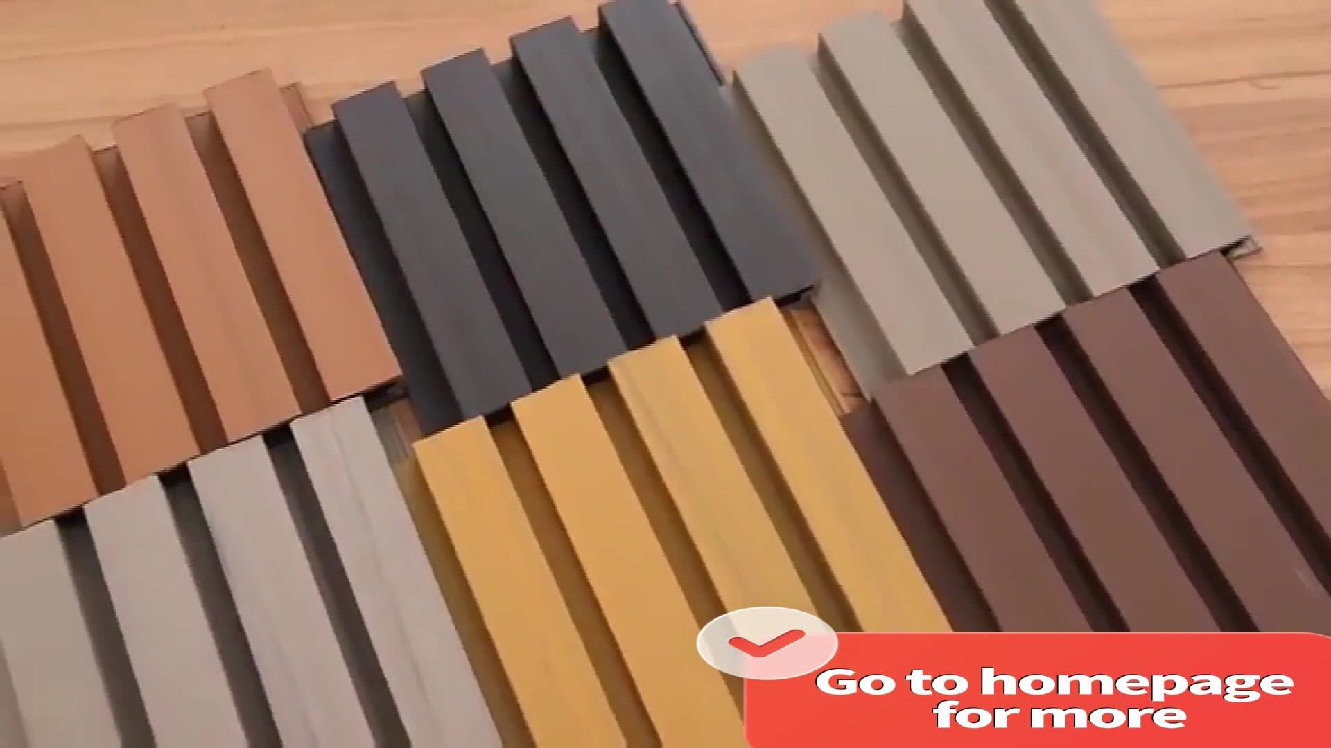 Great Wall Panel Cladding Fluted Wpc Wall Board Indoor Wood Plastic ...