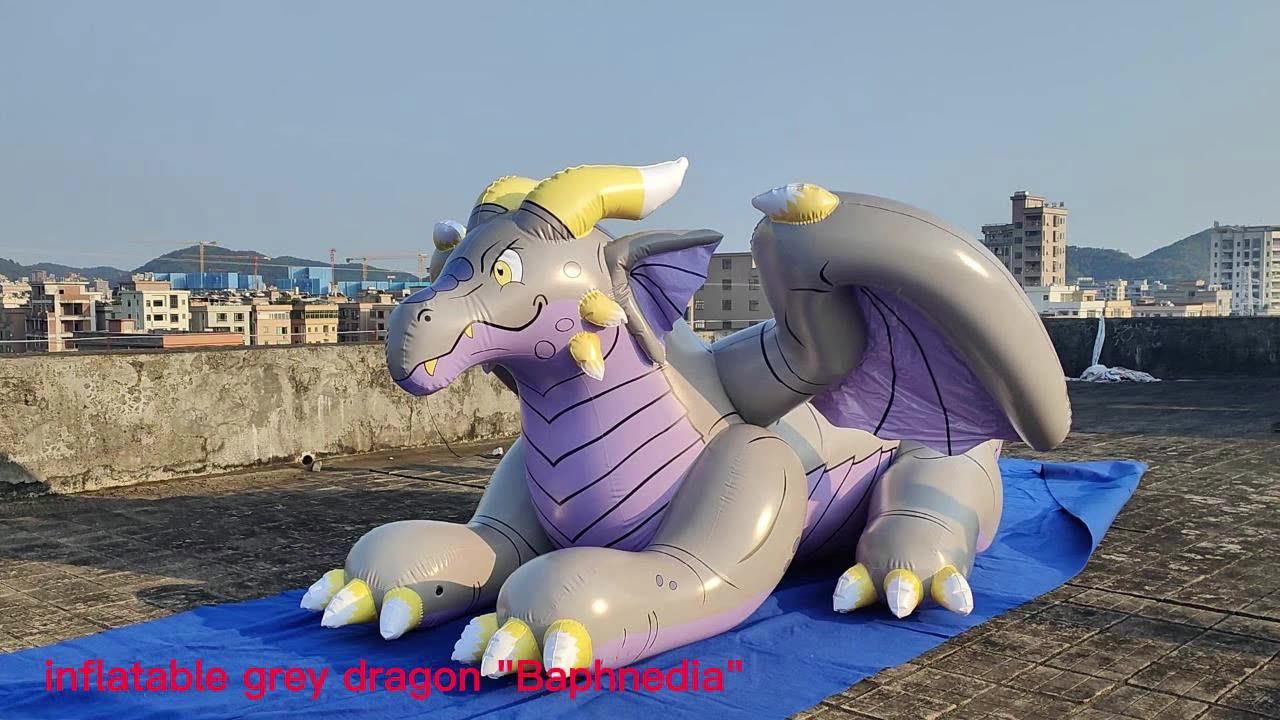 Beile Customized New Pvc Inflatable Grey Dragon For Sales - Buy Sph ...