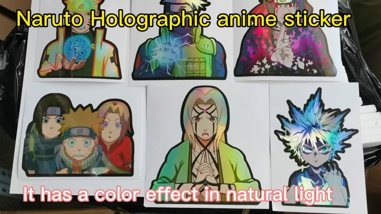 Narutos Series Custom Wholesale Diffuse Waterproof Stickers Paper Denji ...