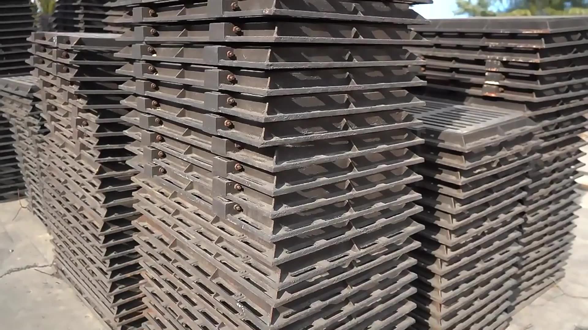 Basic Customization D400 850x850 Frame Ductile Iron Manhole Covers ...