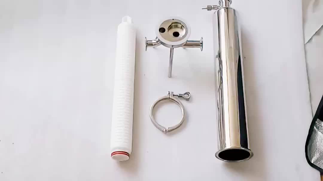 Stainless Steel Sanitary Micro Cartridge Filter Housing For Chemical ...