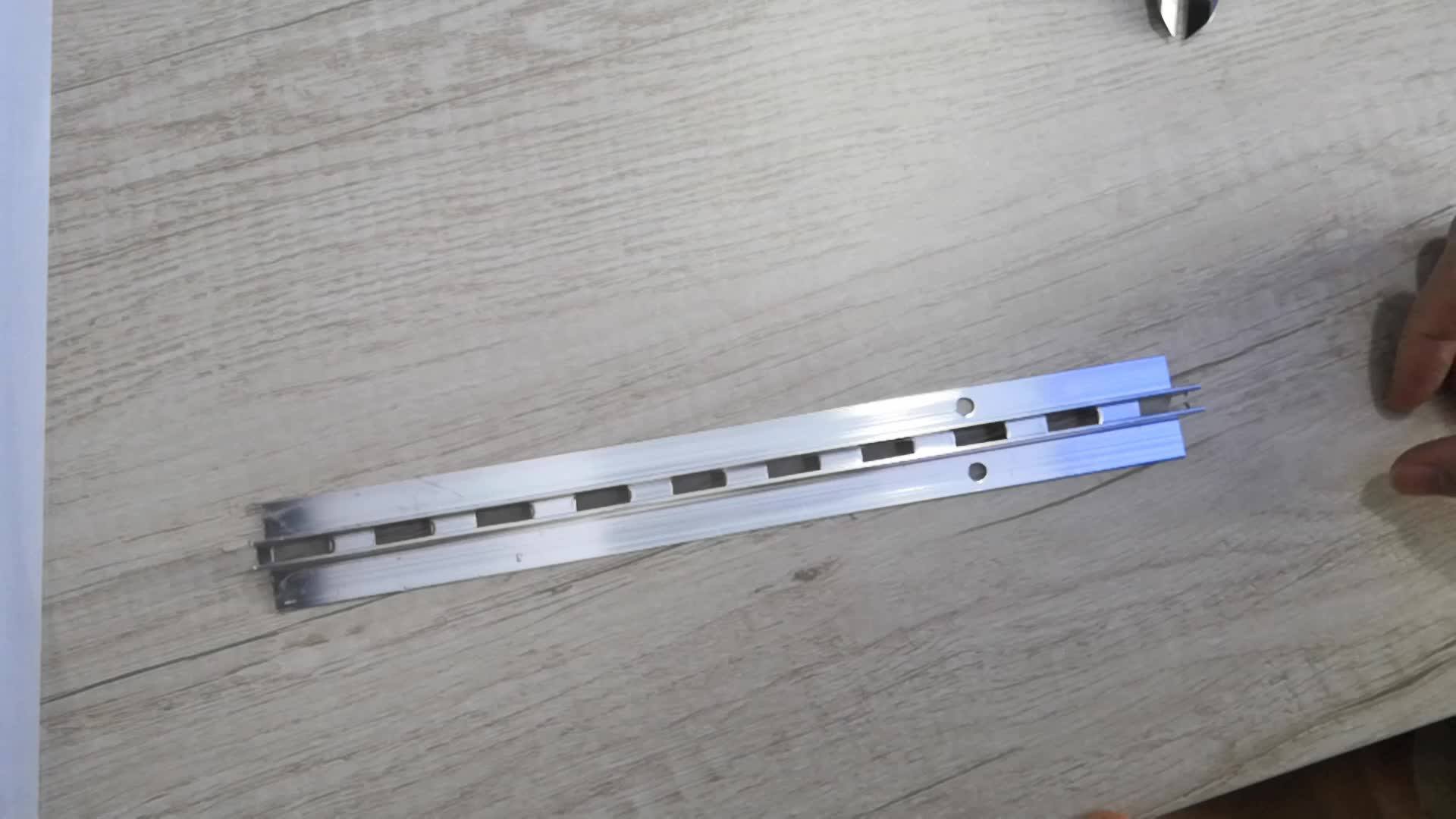 Wall Upright Aluminum Slotted Display Channel - Buy Aluminum Slotted ...