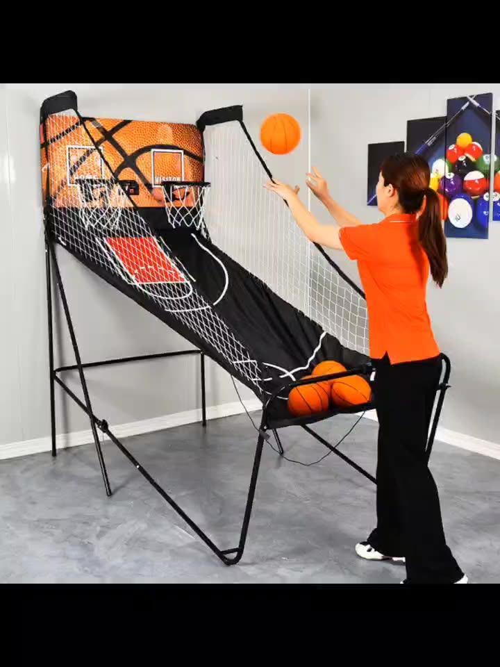 Factory Electric Basketball Shoot Game Machine,Indoor Sports New Adult ...