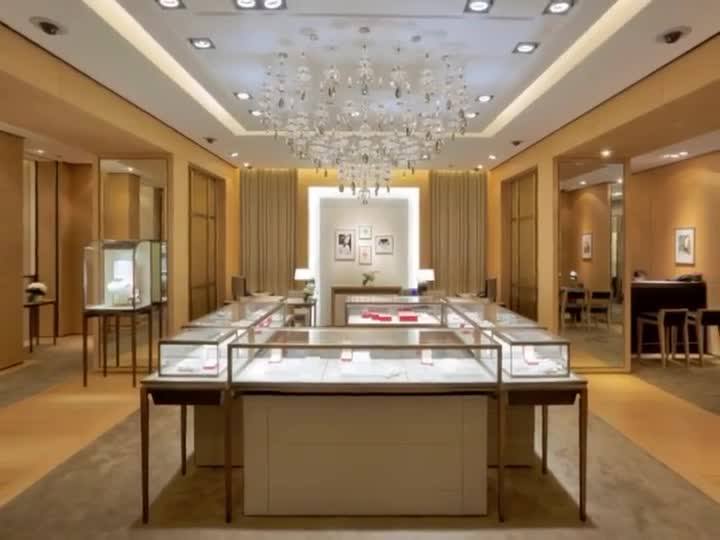 Modern Elegant Jewelry Furniture Showcase Gold Jewelry Stores Interior ...