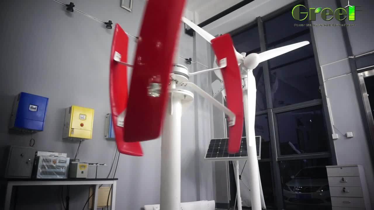 Small Helical Vertical Axis Wind Turbine Generator,Roof-mounted Vawt ...