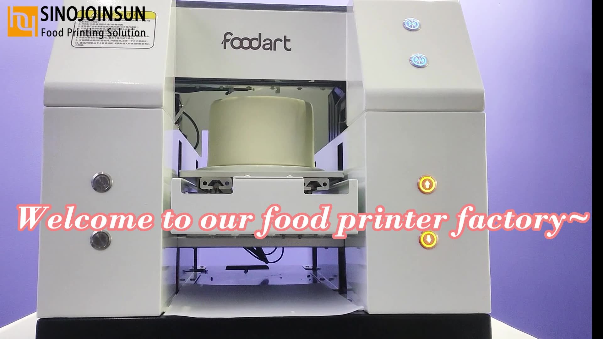 2024 Hot A4 Size Full Automatic Colorful Edible Food Printer For Cake ...