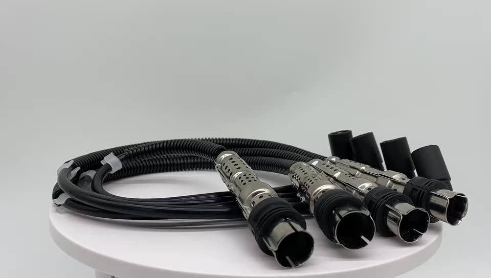 High Voltage Ignition Cable Spark Plug Wire Set 03f905409c For ...
