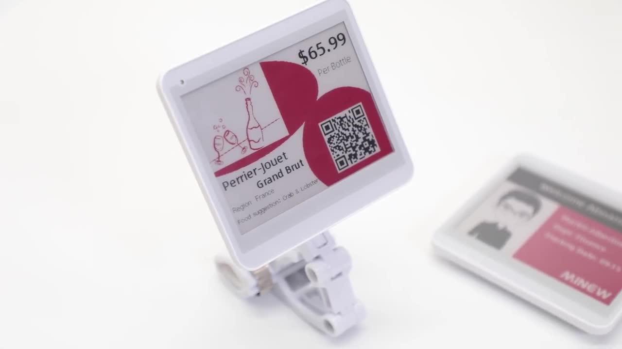 Minew smart pricing demo kit electronic shelf label BLE 5.0 esl ...