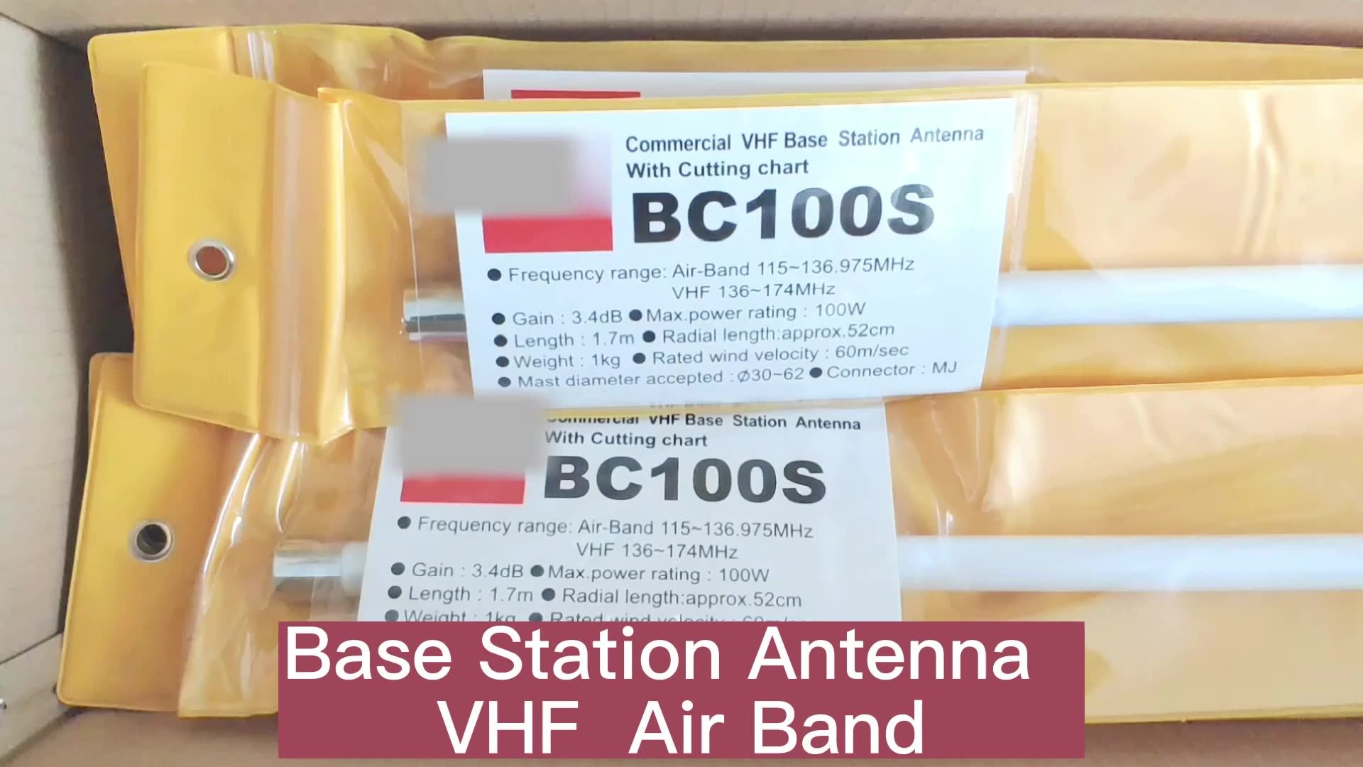 Outdoor Base Station Antenna Vhf Air Band 115-174mhz Antenna Bc100s ...