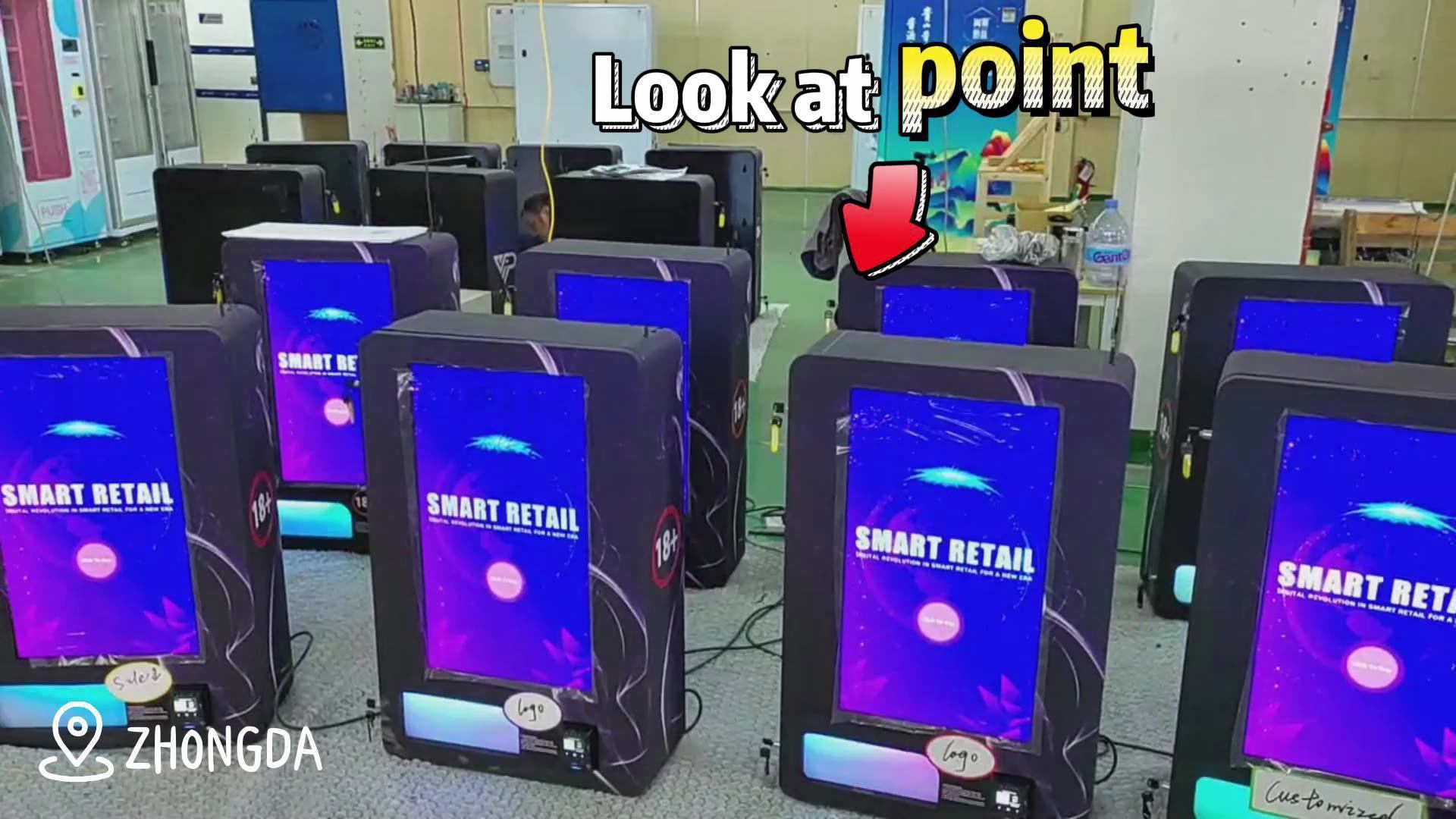 Age-verified Vending Machines With Coin Credit Card Token Qr Code ...