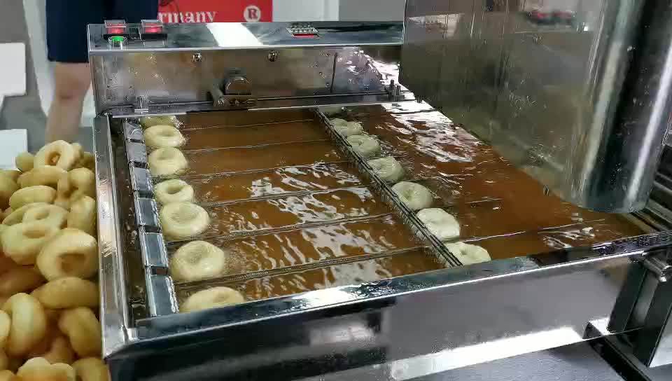 Free Shipping Industrial Vending 4 Rows Auto Mini Donut Frying Maker ...
