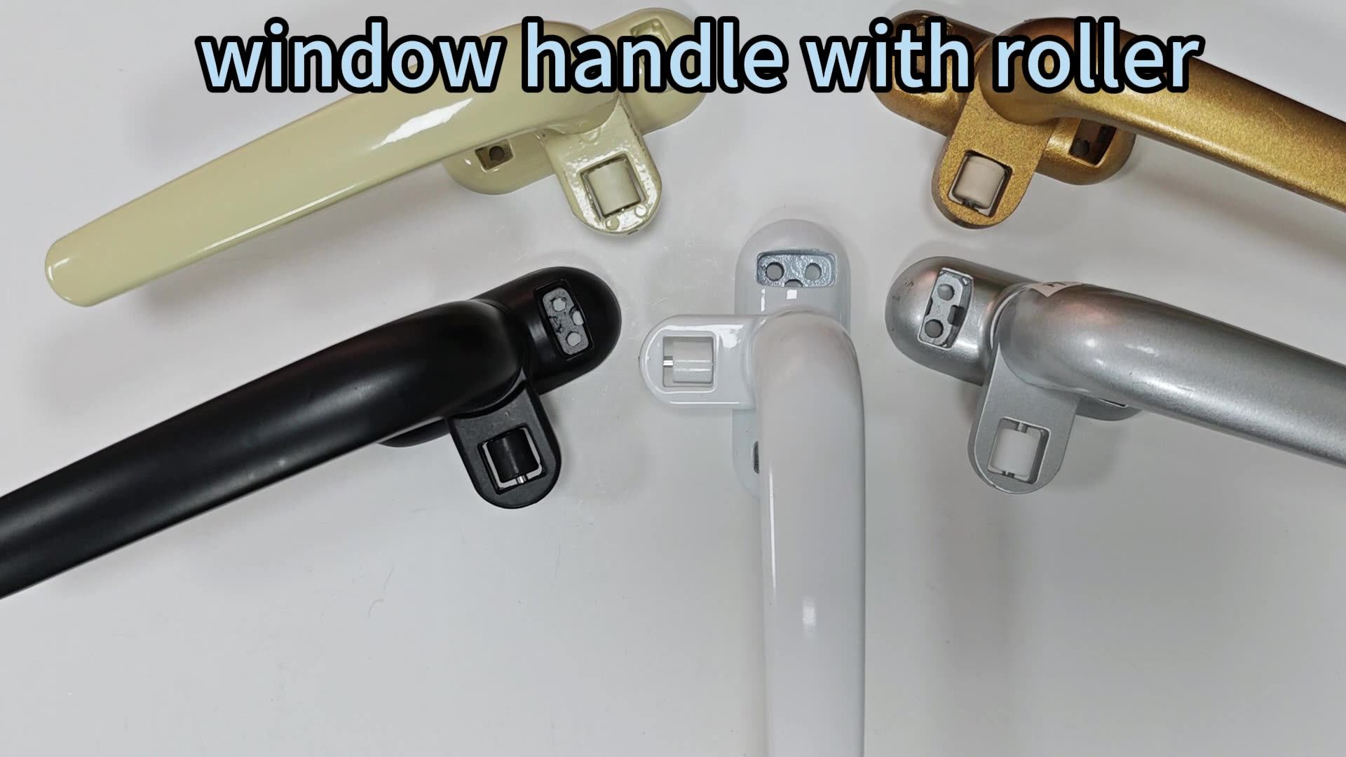 White Sliding Door Handles Aluminium Casement Single Point Window ...