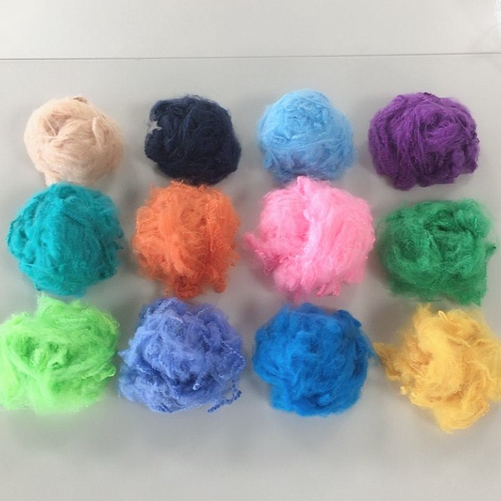 1.4d 38mm High Density Of Solid Pet Polyester Staple Fiber - Buy Solid ...