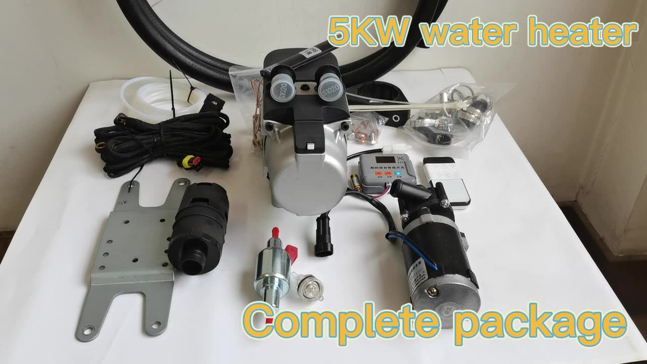 Liquid Heating Car Cabin Preheater Engine 5kw 12v Diesel Water Heater ...