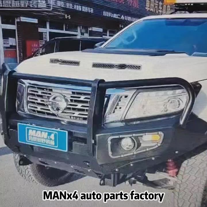 Manx4 Np300 Bull Bar Steel Front Bumper For Nissan Pickup Navara D23 14 ...