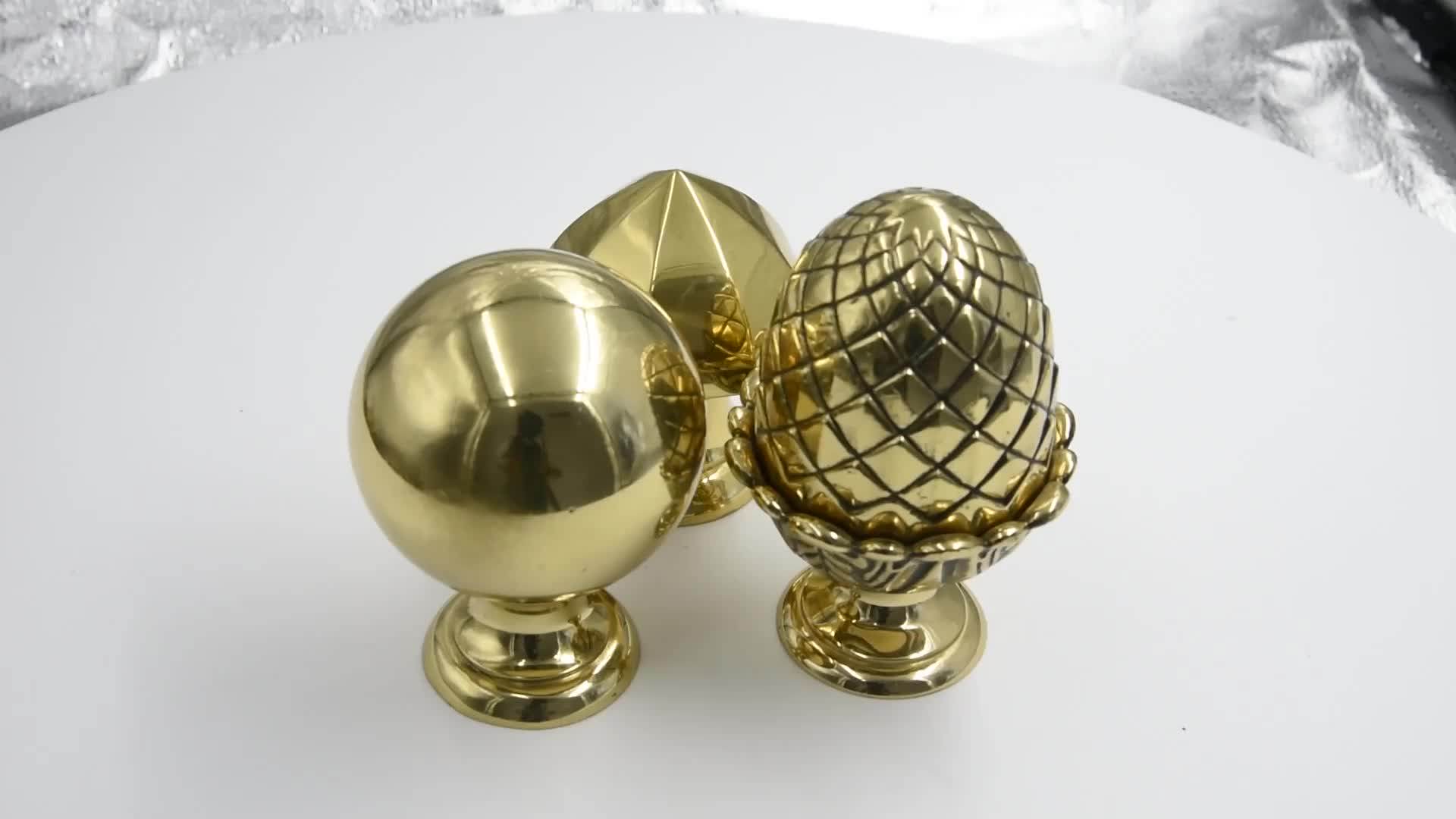 Steel Post Top Cap Ball For Handrail Fitting - Buy Steel Ball Post Cap ...