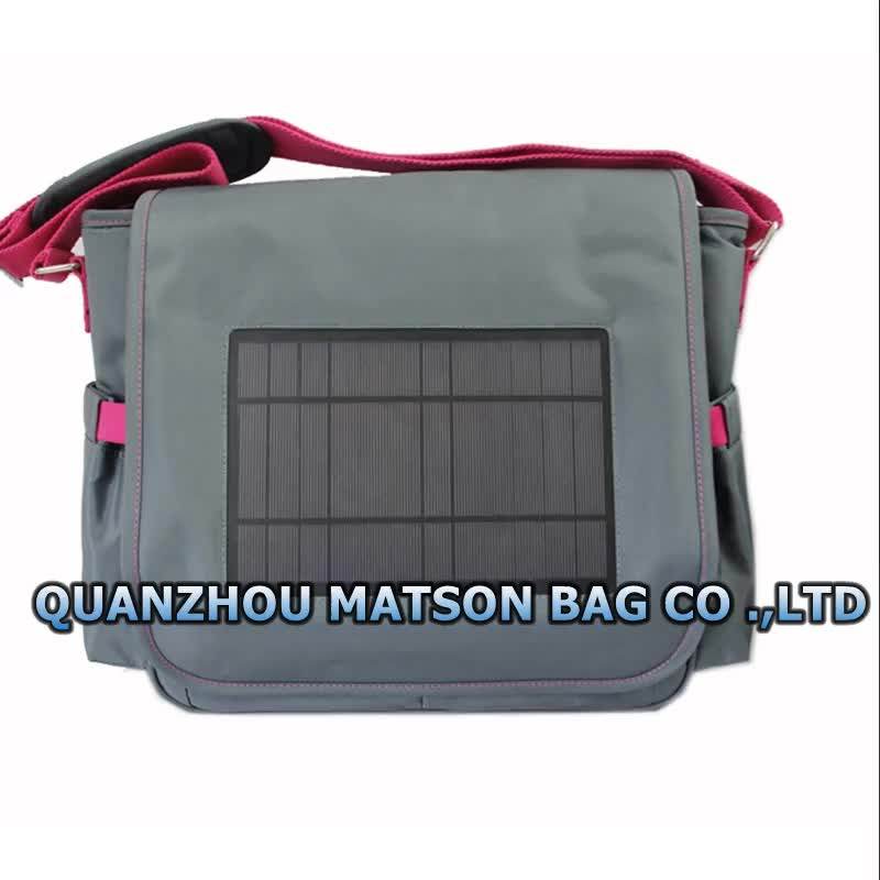 Solar Bag Dropshipping Solar Bag With 5w Solar Panel For Men Messenger ...
