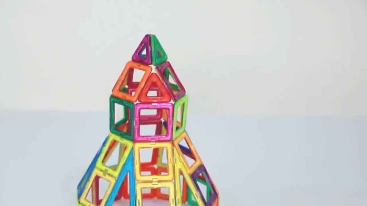 148 Pcs Magnet Baby Safety Blocks Building Set Magnetic Tiles Stem ...