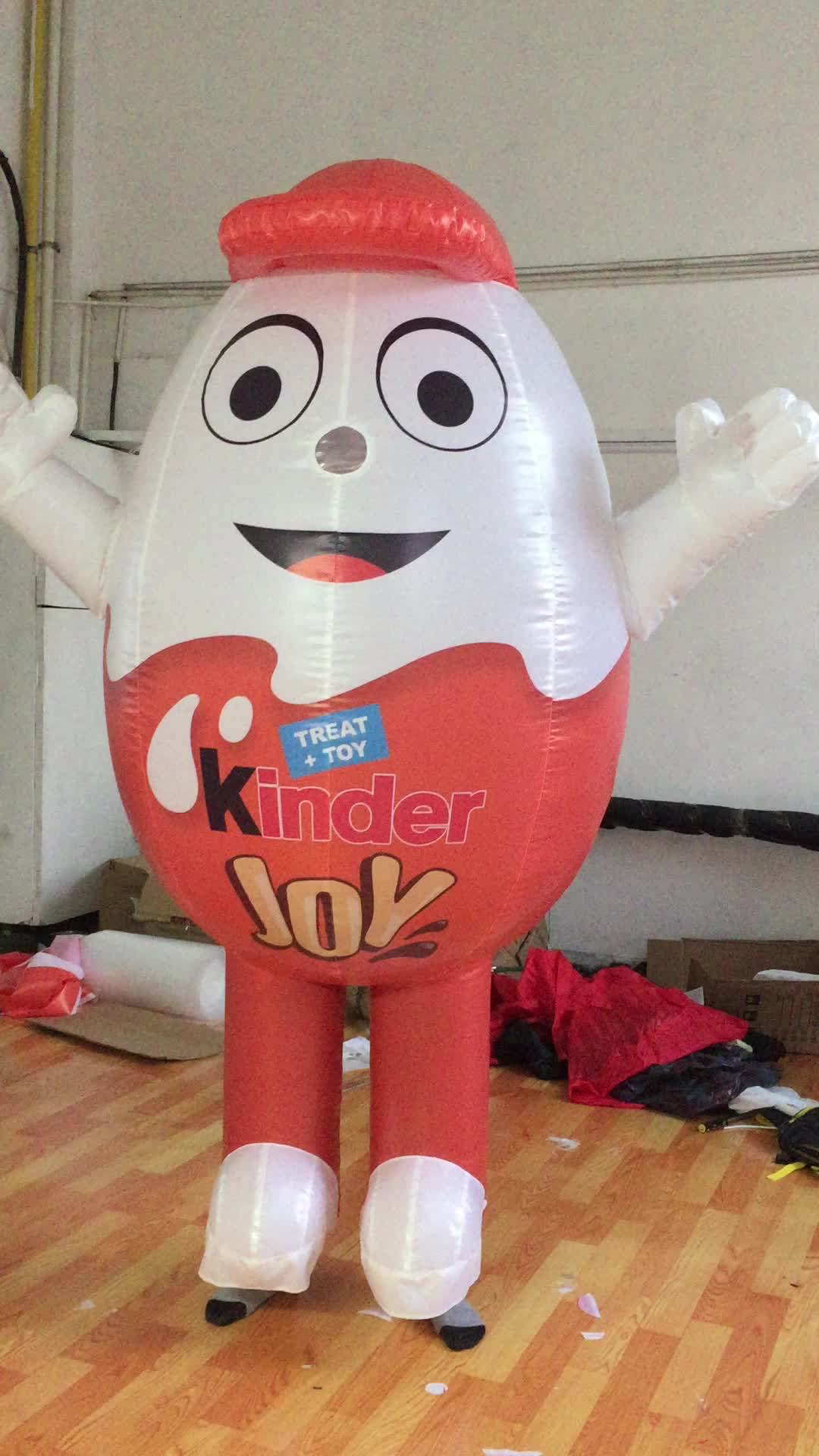 2m Funny Inflatable Animal Costume Customized Walking Egg Costume ...