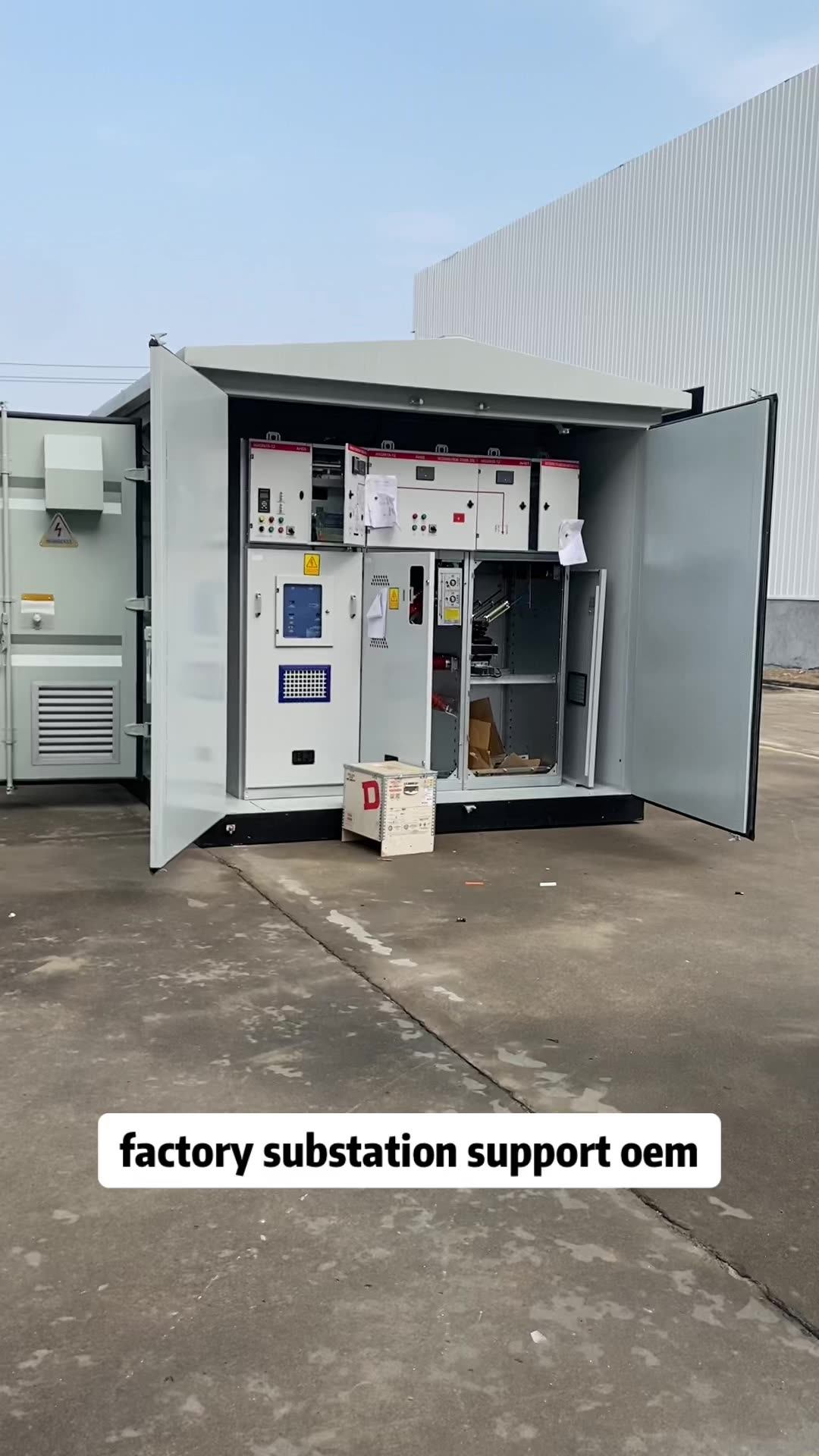 Outdoor Box Type Transformer Substation Photovoltaic Box Substation ...