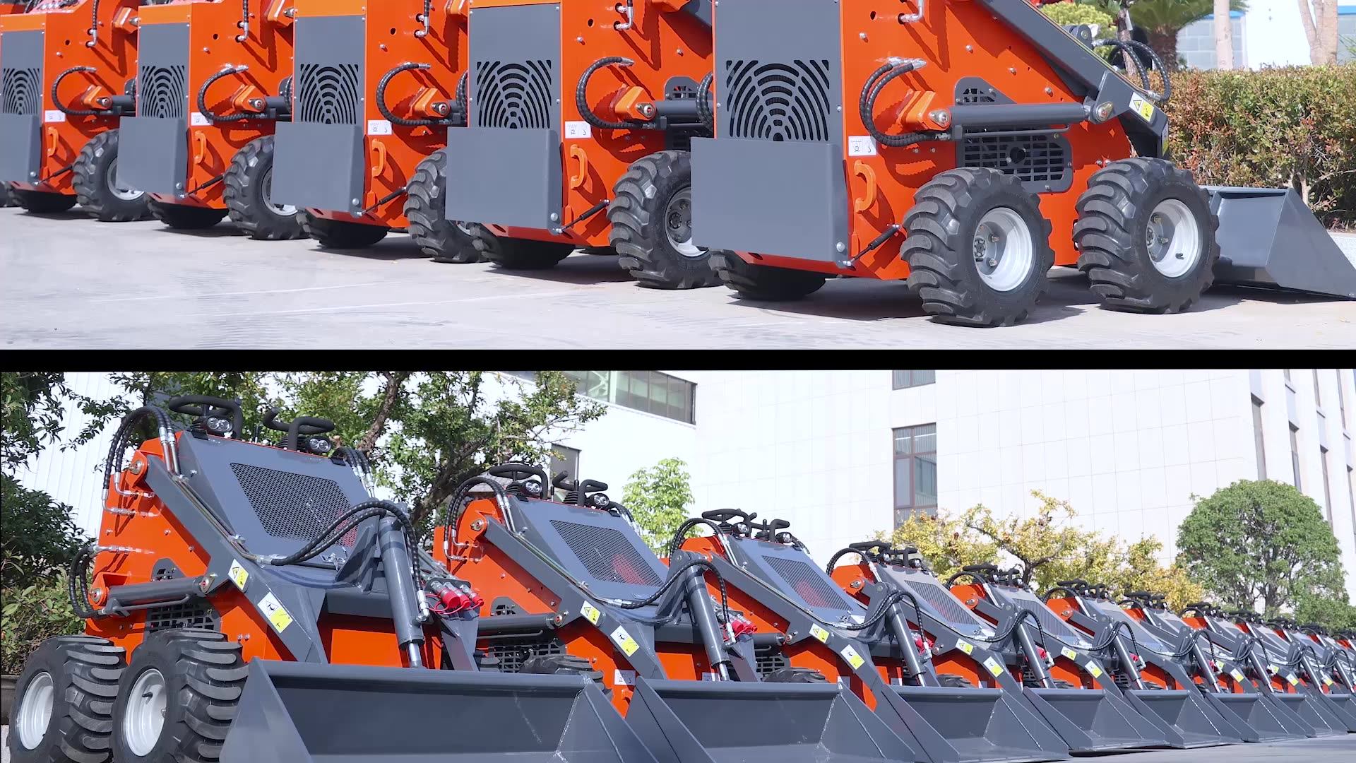 Free Shipping Epa Engine Fast Delivery Skid Steer Loader With Track ...