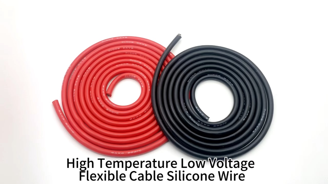 Higher Quality Heat Resistance Ultraflexible 2/4/6/8/10/12/14/16/18/20/22 Awg Silicone Cable ...
