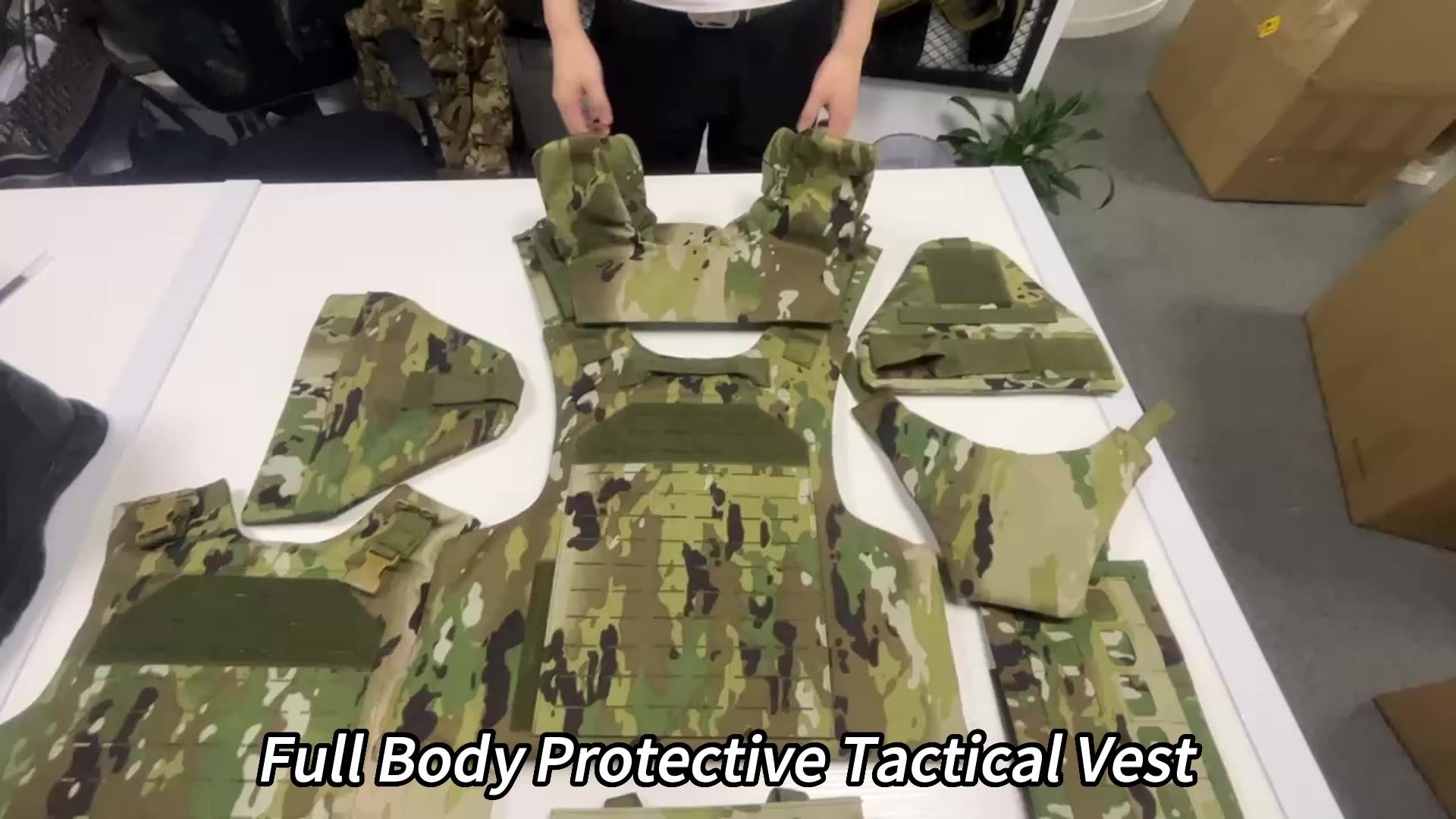 Yuda Armor Full Body Coverage Multifunctional Adjustable Gear Woodland ...