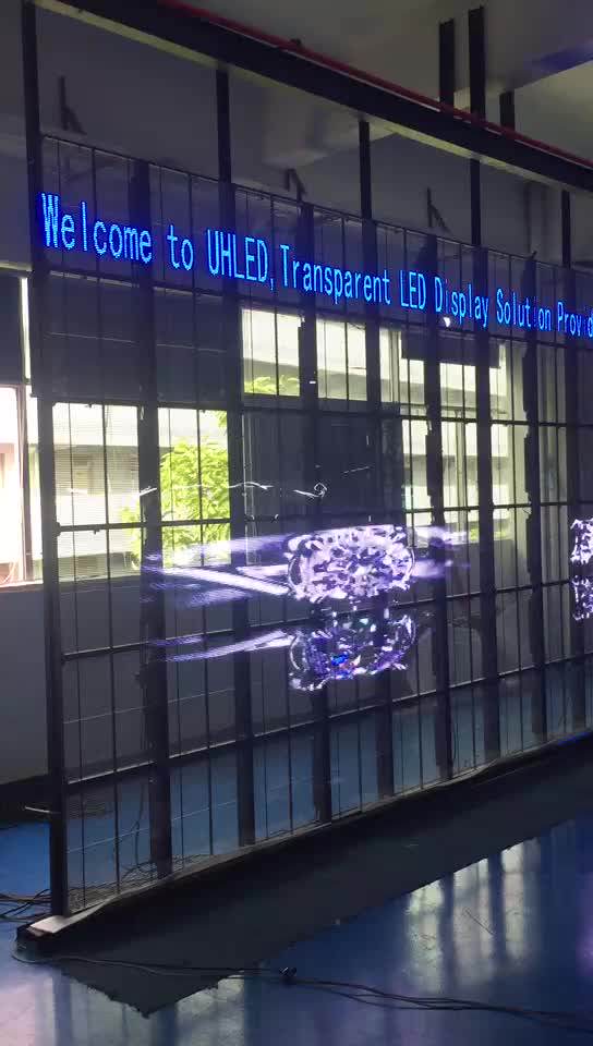 High Transparency Indoor Outdoor Transparent Led Display Screen For ...
