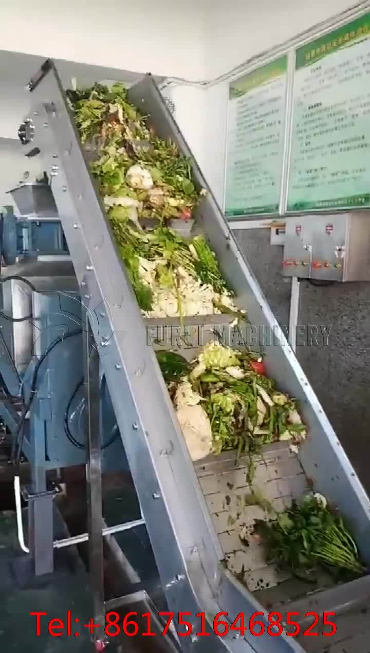 Ce Approved Vegetable Fruit Waste Dewatering Machine Screw Press/leaves ...