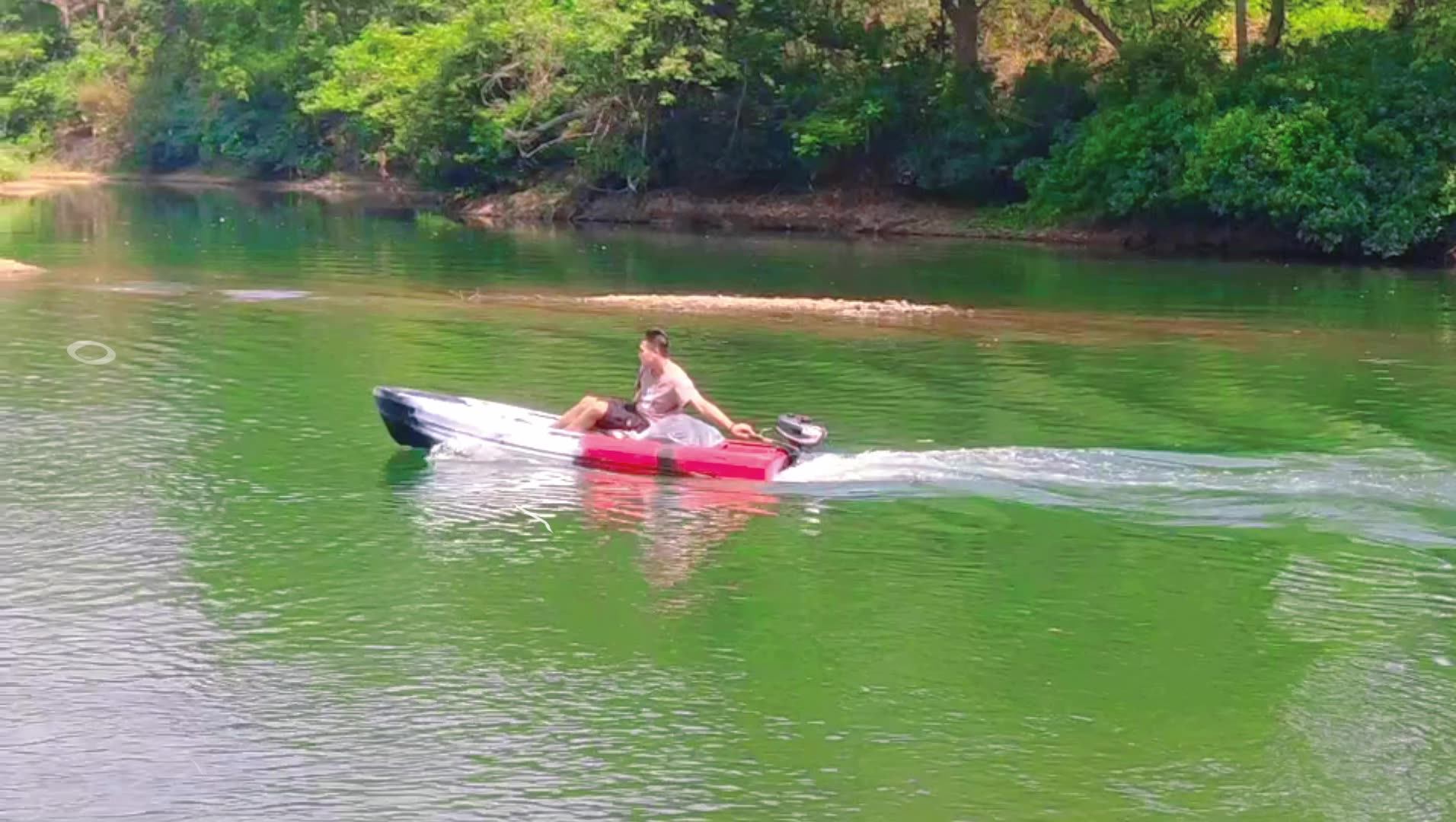 Gasoline Air-cooled Jet Type Outboard Motor 2-stroke Pedal Engine Kayak ...