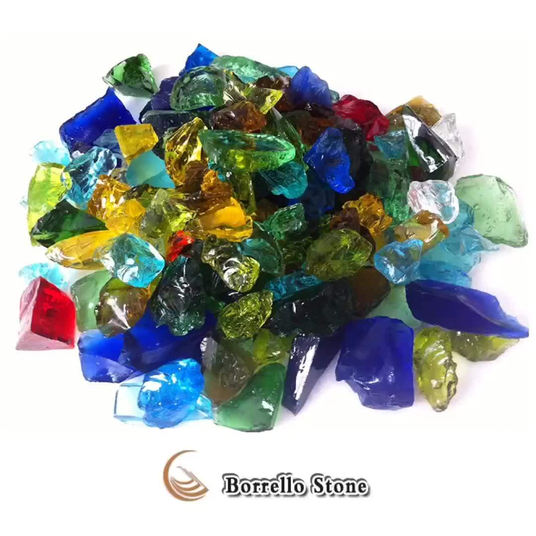 Crushed Large Glass Rock For Garden - Buy Large Glass Rocks,Glass Rock ...