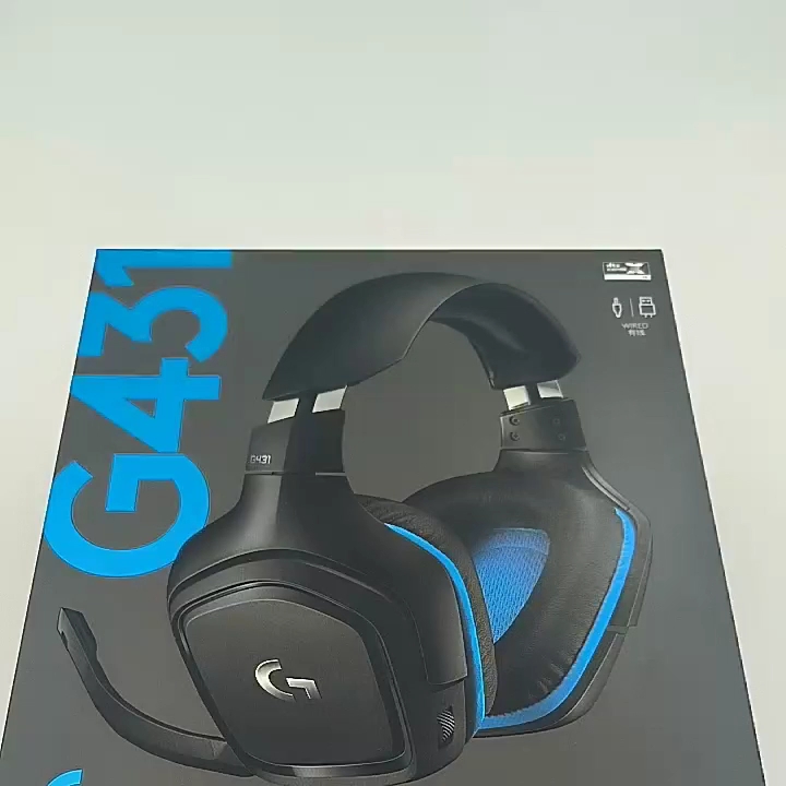 Logitech G431 Wired Game Earphones Headworn 7.1 Surround Sound Stereo With Mic - Buy Gaming ...