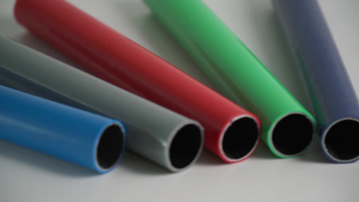Lean Tube System Flexible Compound Pe Lean Pipe For Storage Rack ...