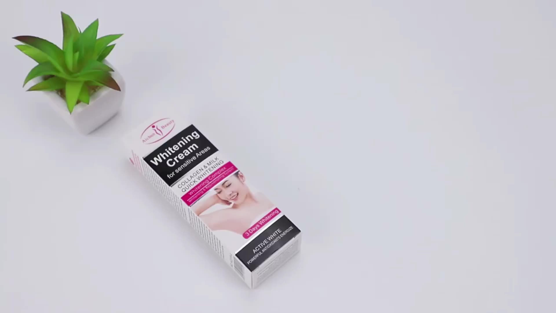 Private Label Aichun Beauty Private Parts Armpit Lightening Body Underarm Whitening Cream For ...