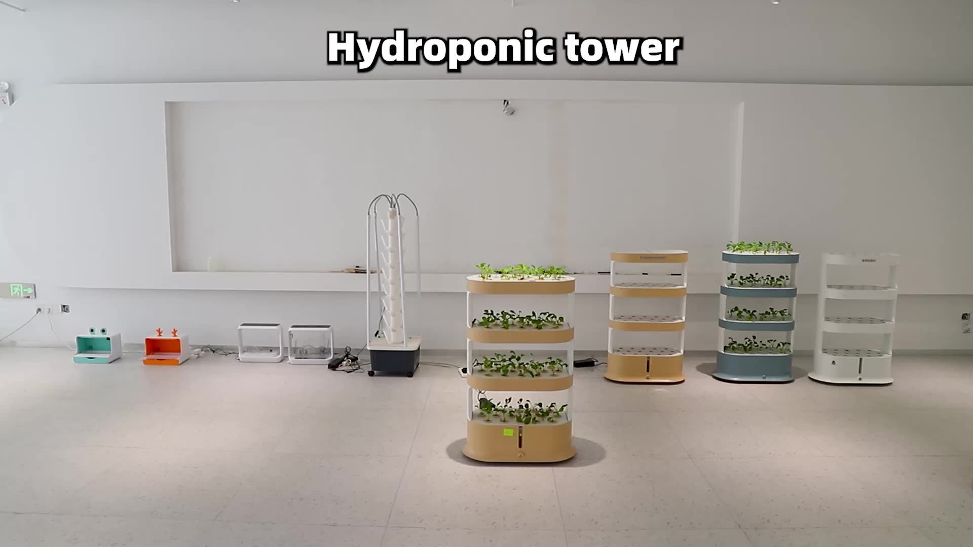 Indoor Hydroponics System Vertical Grow Tower Vertical Gardening Tower ...