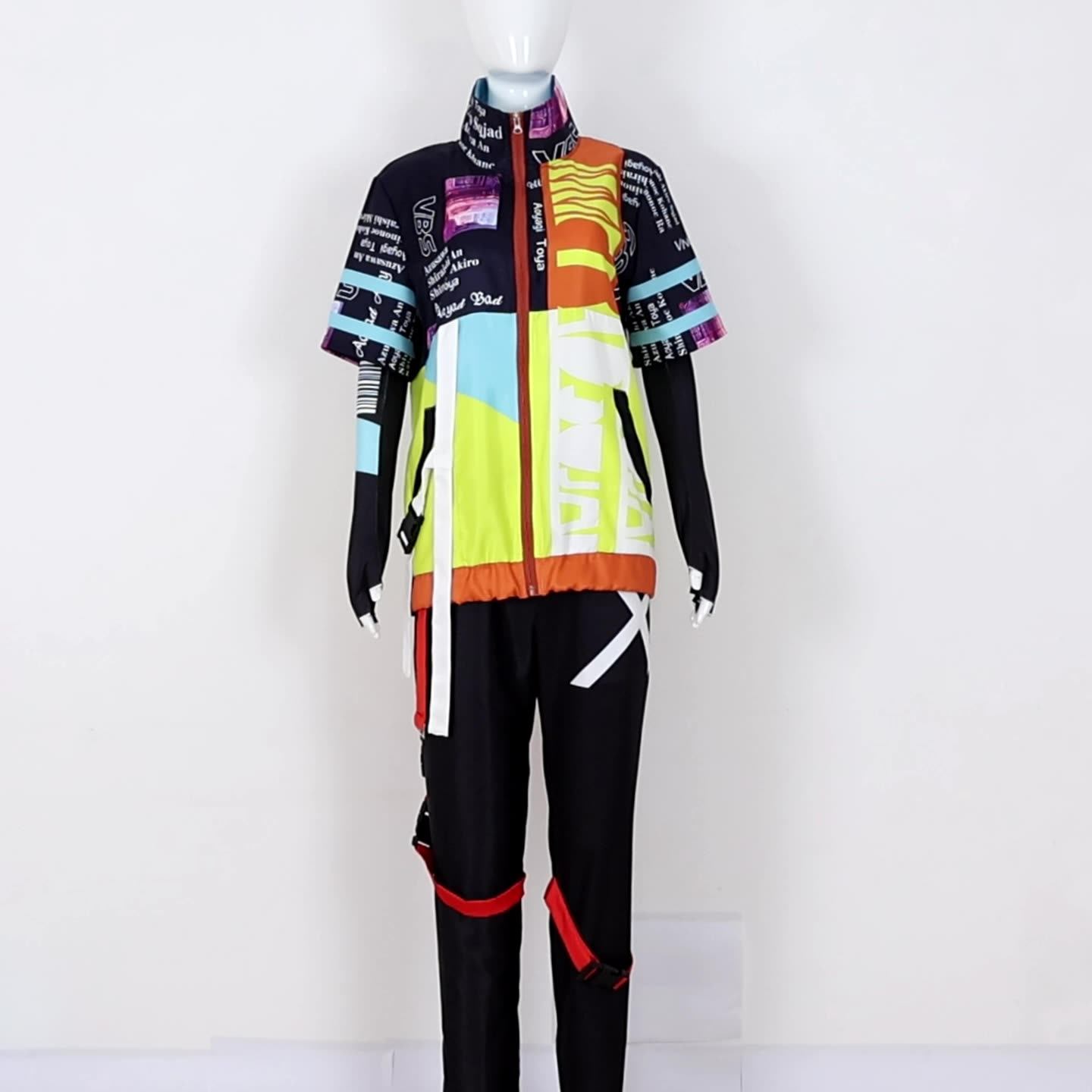 Anime Cosplay Costume Project Sekai Outfits Clothes Colorful Stage ...