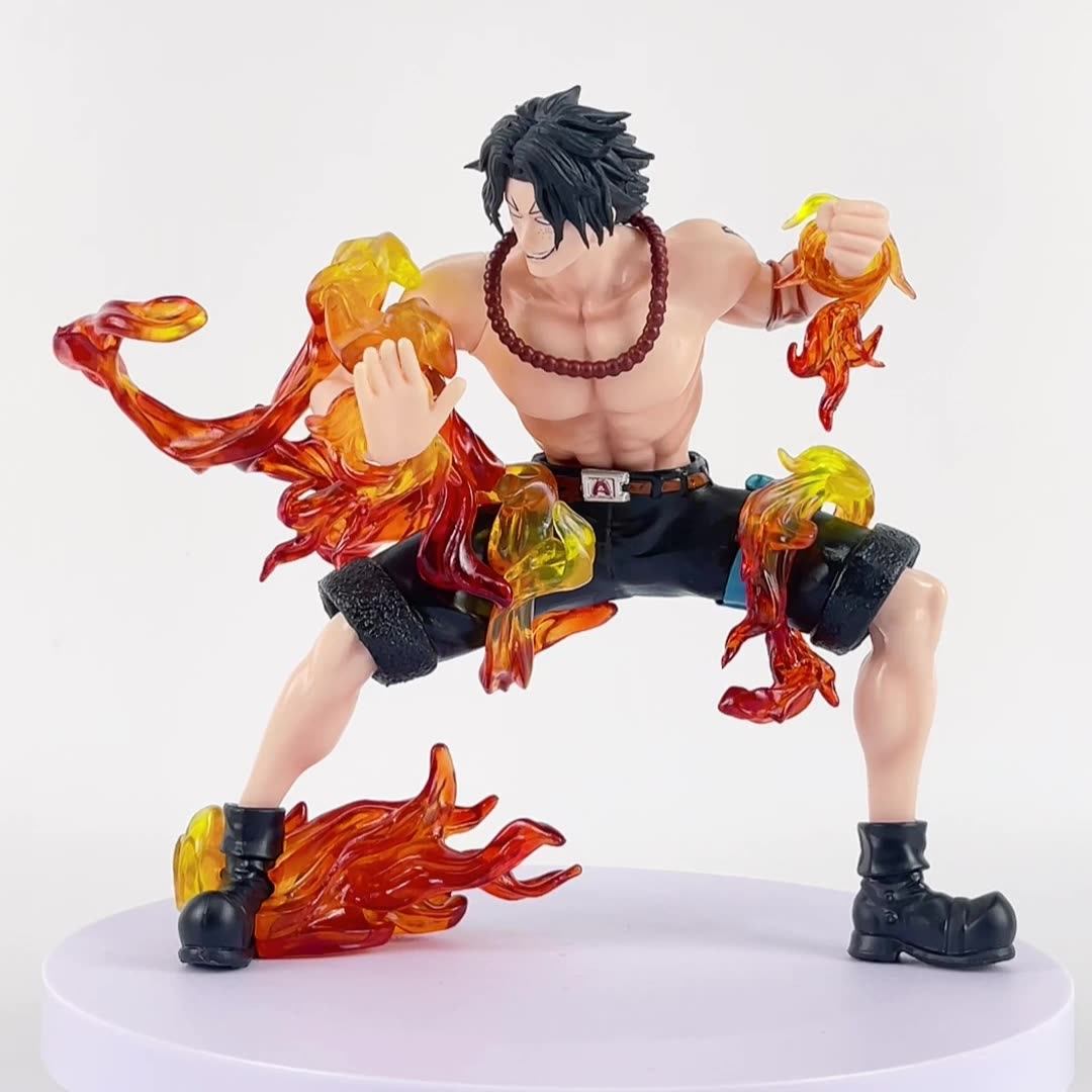 Bj Anime Japanese One Pieces Anime Figure Portgas D Ace Figurine 18cm ...