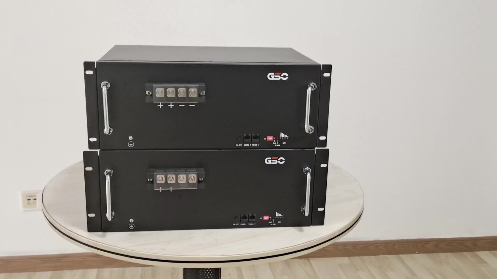 Gso 48v 100ah 200ah Deep Cycle Rechargeable Lithium Ion Solar Battery ...