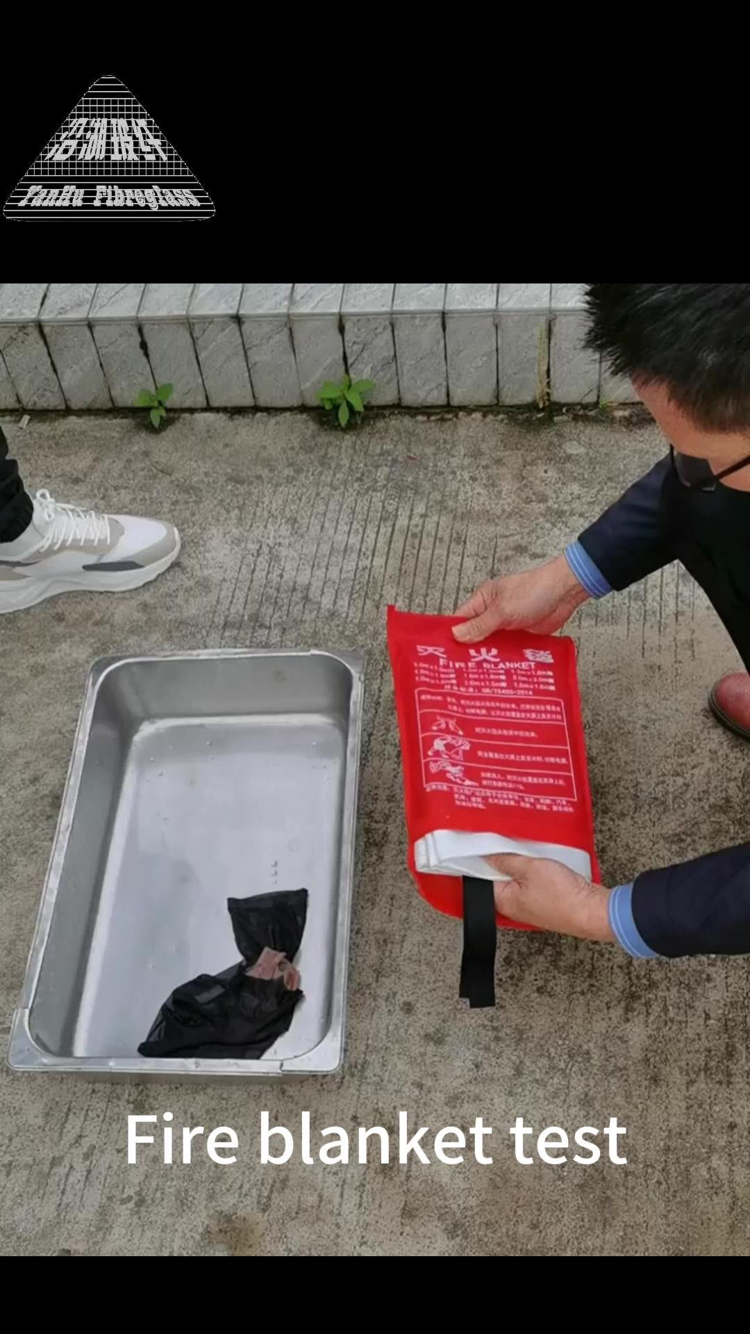 Custom Multiple Sizes Reusable Fire Fighting Equipment Fiberglass Cloth ...