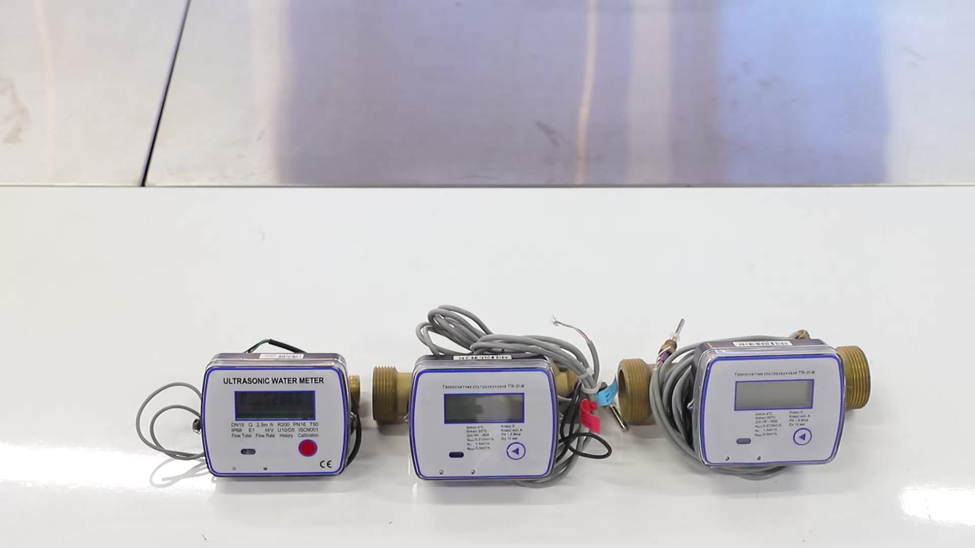 Lorawan Mbus Ultrasonic Water Heat Meter Brass Plastic Material 15mm ...