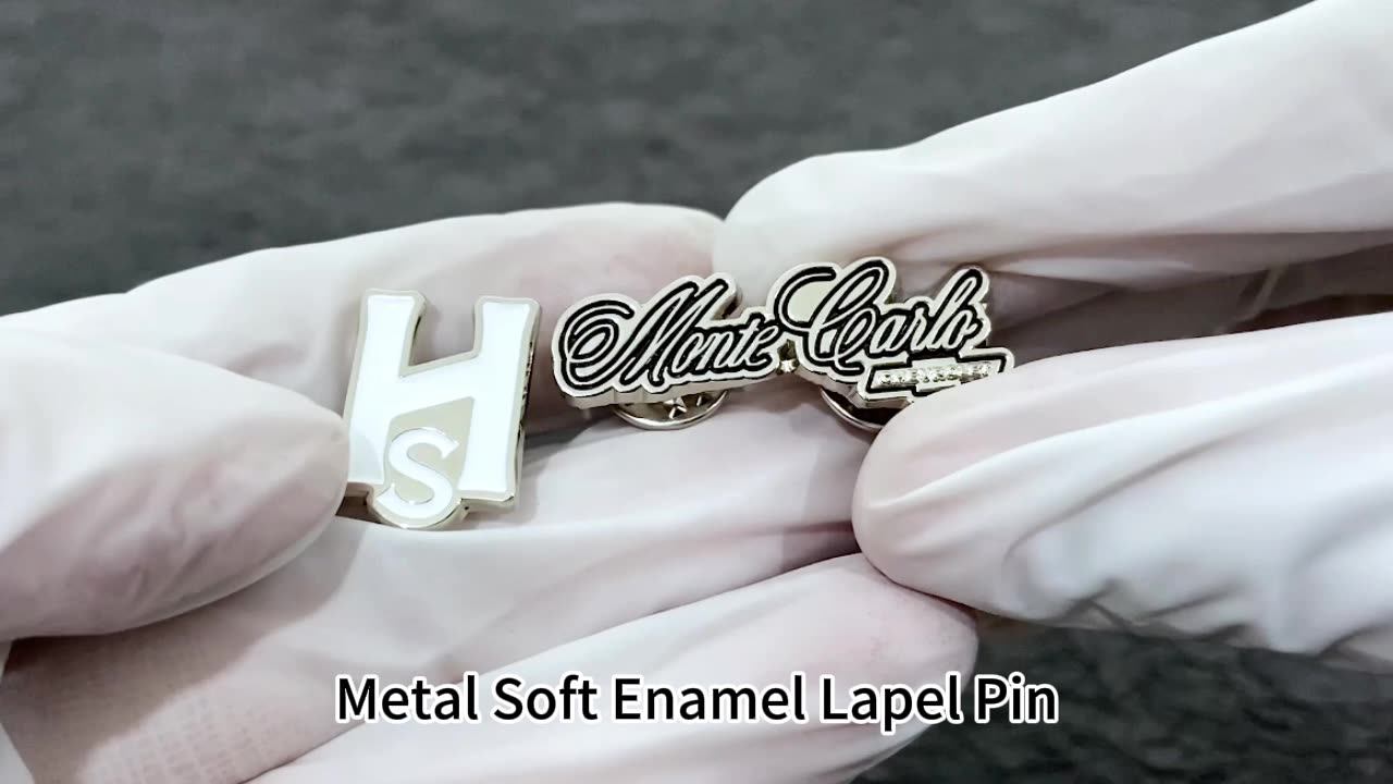 Custom Metal Souvenirs Enamel Pin Magnetic Name Badge Brooch ...