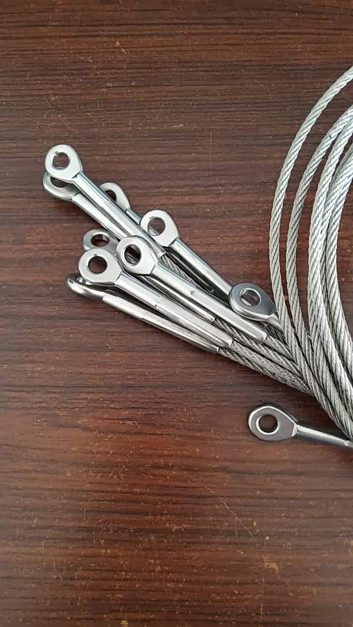 Marine Grade Stainless Steel Wire Rope Terminals Rigging Hardware ...